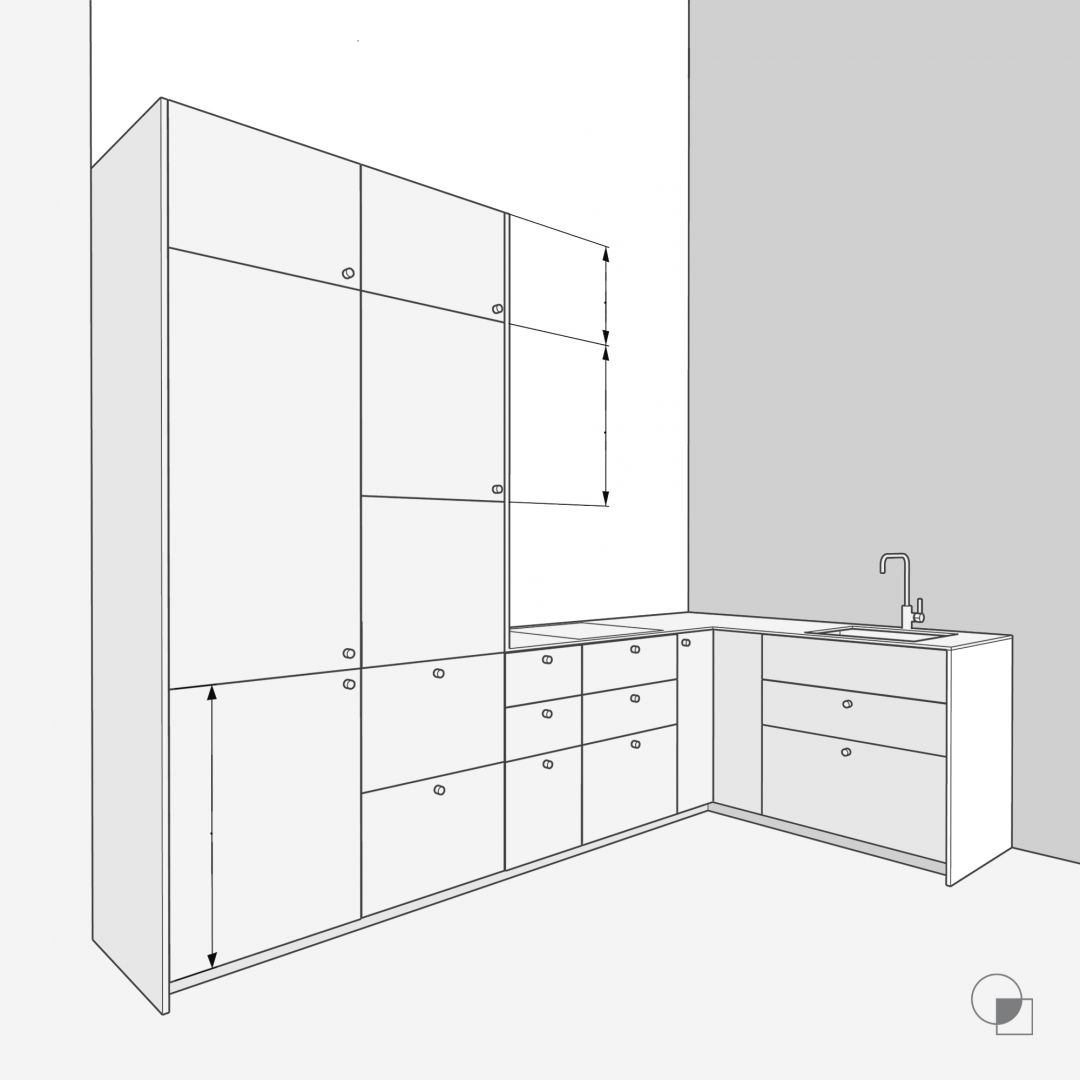 How to measure METOD kitchen fronts correctly?