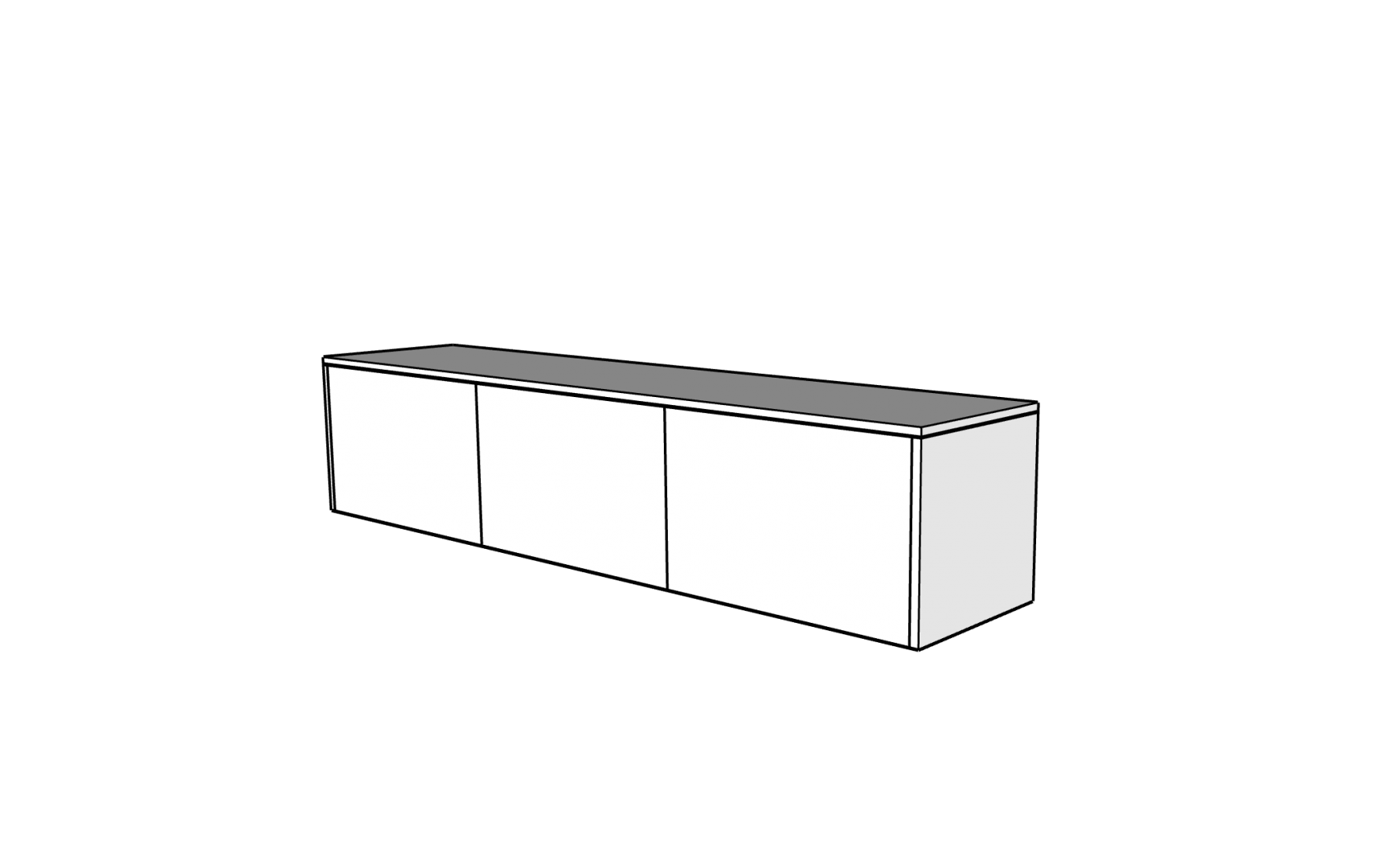 Assembly of storage furniture based on BESTA